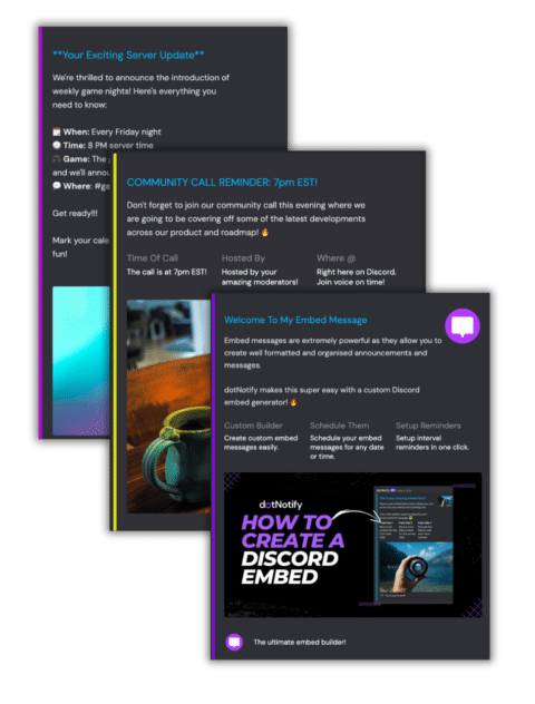Powerful Announcement & Reminder Bot For Discord | dotNotify